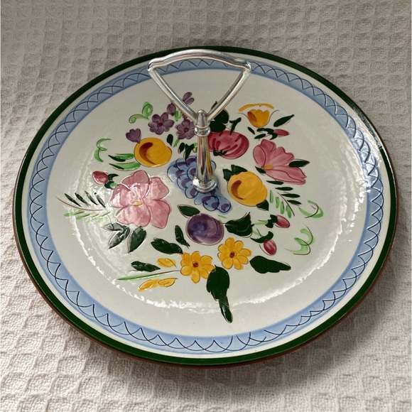 Stangl | Dining | Vintage Stangl Flowers And Fruit Pattern Tid Bit Tray ...